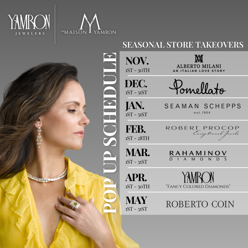 Pop Ups - Yamron Jewelers